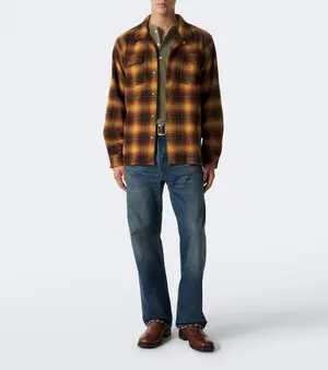 Ralph Lauren Checked Wool-blend Shirt