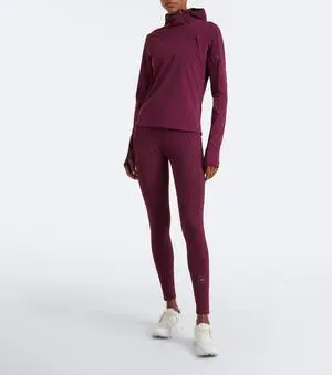 Adidas By Stella McCartney Hooded Open-back Technical Top
