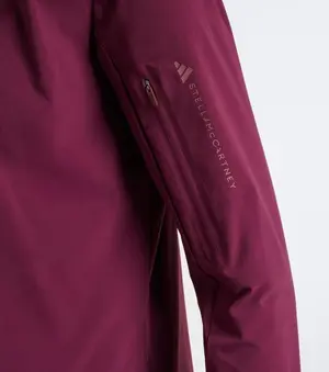 Adidas By Stella McCartney Hooded Open-back Technical Top