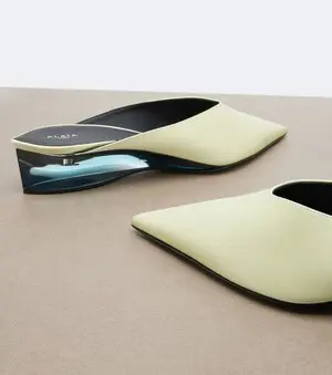 Alaïa Satin Mules