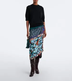 AQUAZZURA Sellier Croc-effect Leather Knee-high Boots