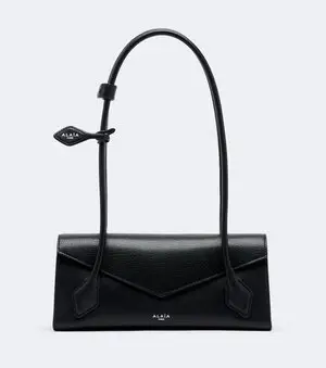 Alaïa Le Teckel Small Leather Shoulder Bag - Black