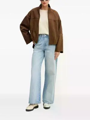 BENETTON Boat-neck Half-sleeve Sweater - Neutrals