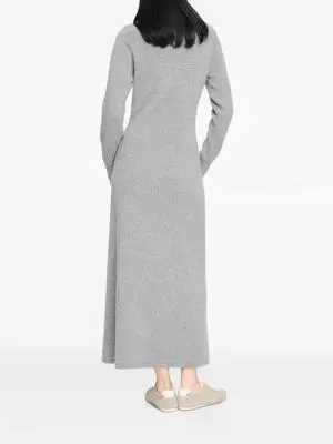 BARRIE Maxi Cable-knit Roll-neck Dress