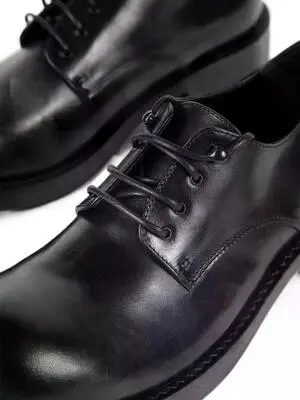 ANN DEMEULEMEESTER Semi-gloss Leather Derby Shoes