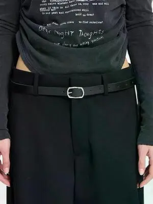 ANN DEMEULEMEESTER Buckle-fastening Leather Belt