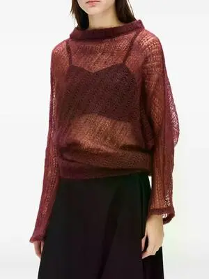 ANN DEMEULEMEESTER Christabel Sweater - Red