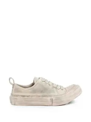 ANN DEMEULEMEESTER Distressed-effect Sneakers - White