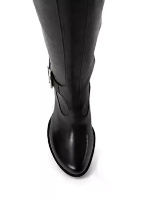 ANN DEMEULEMEESTER Buckle-detail Leather Boots