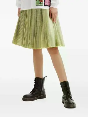 CHOPOVA LOWENA Pleated Star-charm Mini Skirt