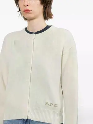 A.p.c. Logo-print Cardigan