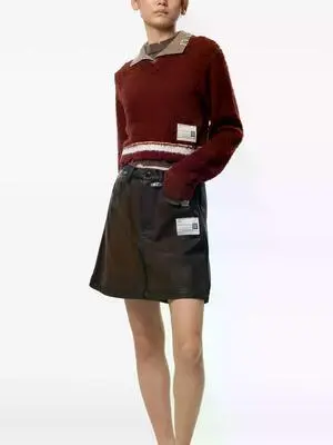Mihara Yasuhiro Distressed Jumper - Red