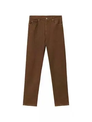 MAISON MARGIELA Distressed-effect Straight-leg Jeans - Brown