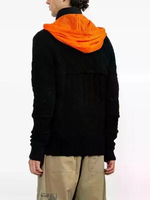 Kolor Cable-knit Hoodie
