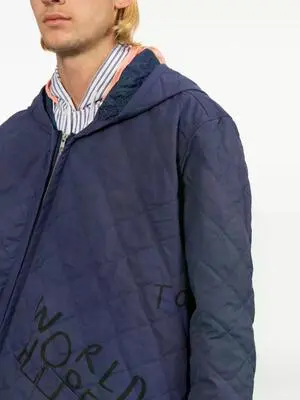 Comme Des Garçons Hooded Quilted Jacket