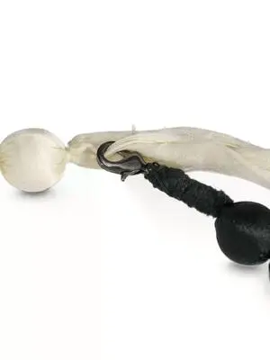Y’s Silk-covered Bead Necklace