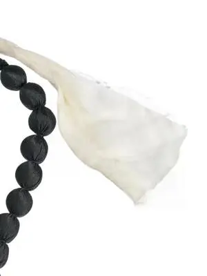 Y’s Silk-covered Bead Necklace