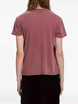 ANN DEMEULEMEESTER Slogan-print Distressed T-shirt