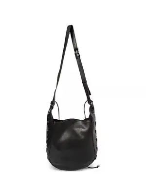 ANN DEMEULEMEESTER Medium Ravdna Lace-up Shoulder Bag