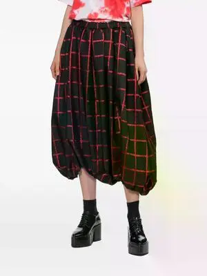 Comme Des Garçons Checked Trousers