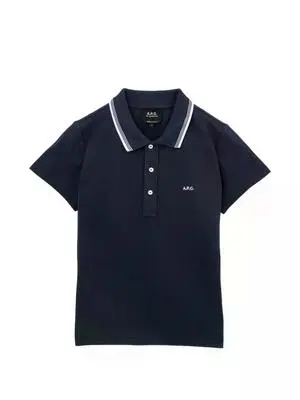 A.p.c. Logo-embroidered Polo Shirt