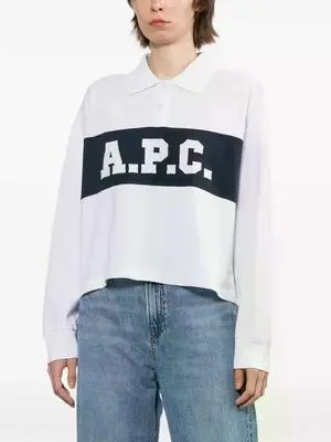 A.p.c. Logo-embroidered Polo Shirt