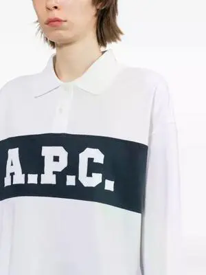 A.p.c. Logo-embroidered Polo Shirt