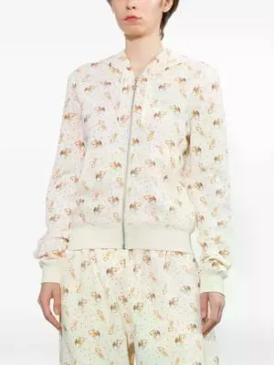 Ashley Williams Graphic-print Hoodie - Neutrals
