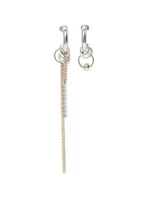 JUSTINE CLENQUET Amber Earrings - Silver
