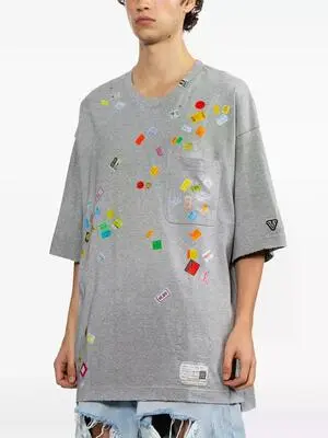 Mihara Yasuhiro Sticker-print Pocket T-shirt