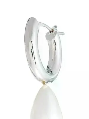 Simone Rocha Pearl-pendant Hoop Earrings