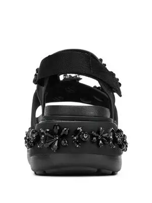 CROCS X Simone Rocha Soho Crystal-embellished Floral-detail Sandals