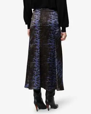 Isabel Marant Étoile Laren Silk Skirt - Midnight