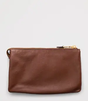 Prada Leather Logo Pouch