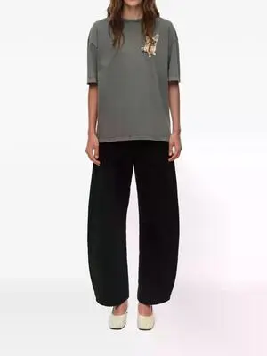 Bimba Y Lola Buckled Wide-leg Trousers