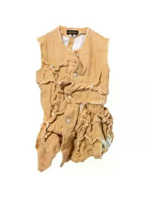 Comme Des Garçons Ruffled Frayed-edge Jacket