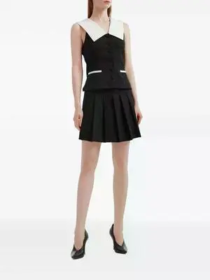 KIMHEKIM Malevich Sailor-collar Button-front Vest