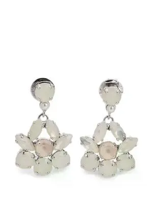 Simone Rocha Heartbloom Crystal-embellished Earrings