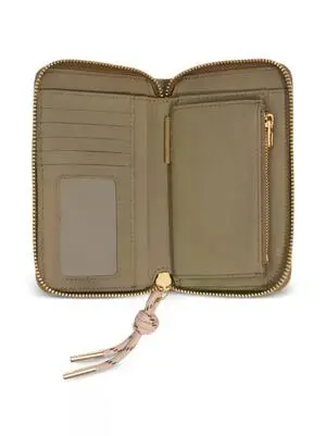 Bimba Y Lola Medium Olive Nylon Wallet