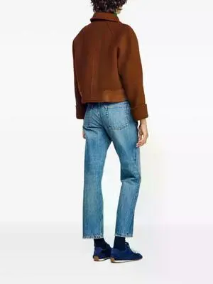 Sandro Button-up Wool-blend Jacket