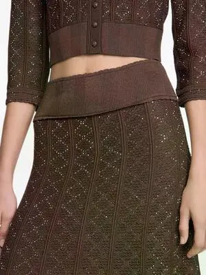 Sandro Elasticated-waistband Maxi Skirt