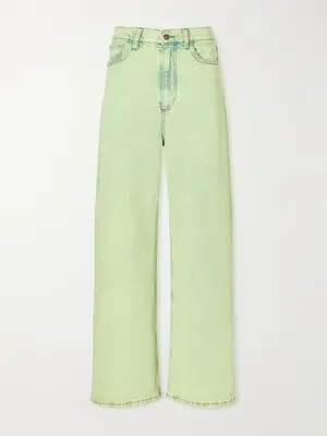 SANDERLAK Mid-rise Wide-leg Jeans