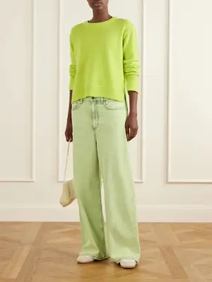 SANDERLAK Mid-rise Wide-leg Jeans