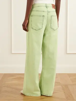 SANDERLAK Mid-rise Wide-leg Jeans