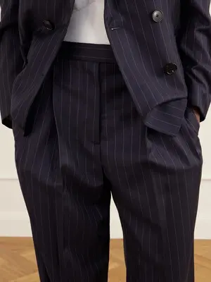 Givenchy Pinstriped Wool Tapered Pants
