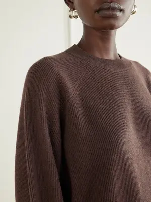 Brunello Cucinelli Ribbed Cashmere Sweater