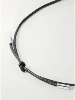Alaïa Tone Leather Necklace
