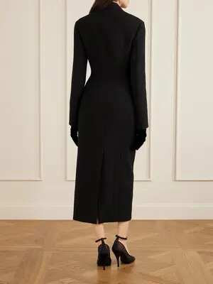 Alaïa Wool-blend Long Coat