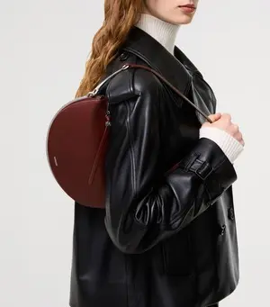 Burberry Small Bridle Saddle Bag - Red