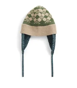 Dries Van Noten Wool Jacquard Hat - Gold